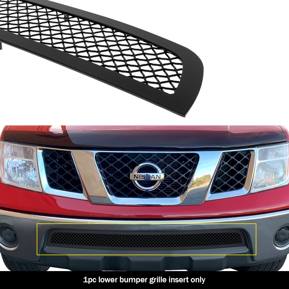 Fits 2005-2020 Nissan Frontier/05-07 Pathfinder Bumper Mesh Grille ...