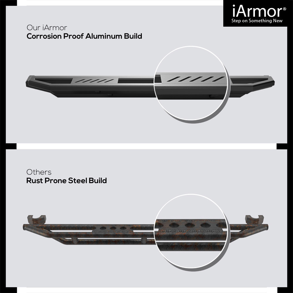 iArmor Aluminum Side Steps Armor Fit 03-08 Honda Pilot Acura MDX | eBay