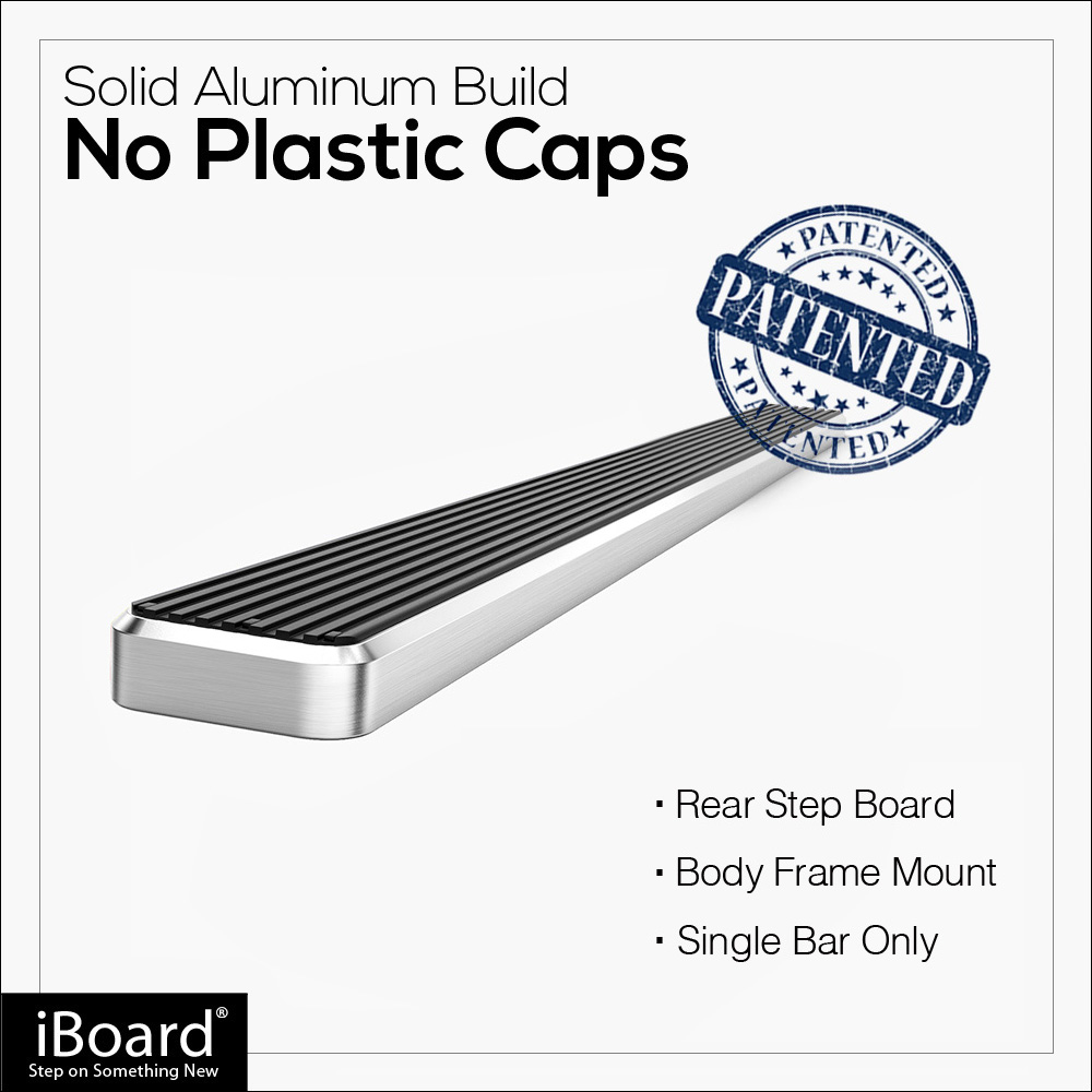 iBoard Running Boards 5 inches Silver Fit 03-21 Chevy Express GMC ...