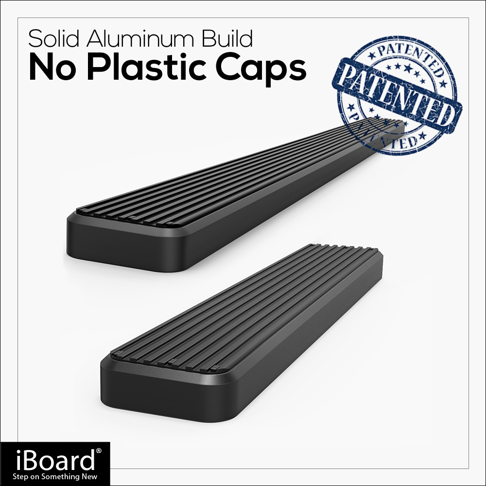 iBoard Running Boards 6 inches Matte Black Fit 03-21 Chevy Express GMC ...
