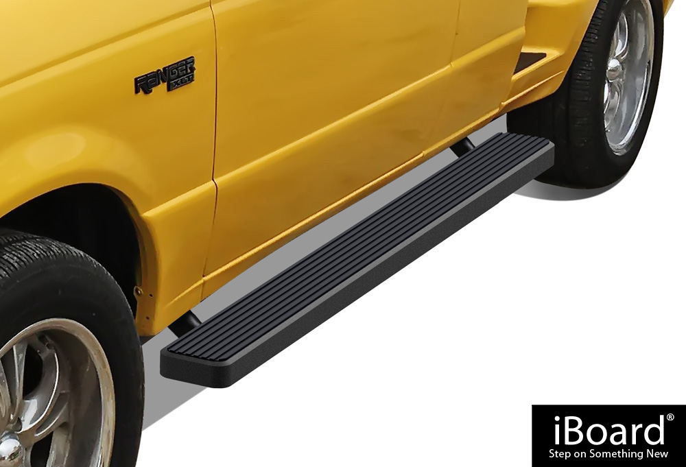 Matte Black 5" iBoard Running Boards Fit 99-11 Ford Ranger Super Cab 4 ...